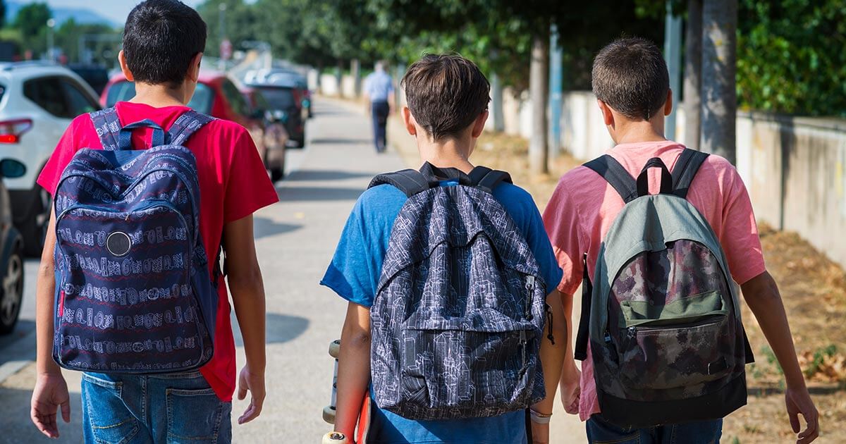 Kids Walking To School